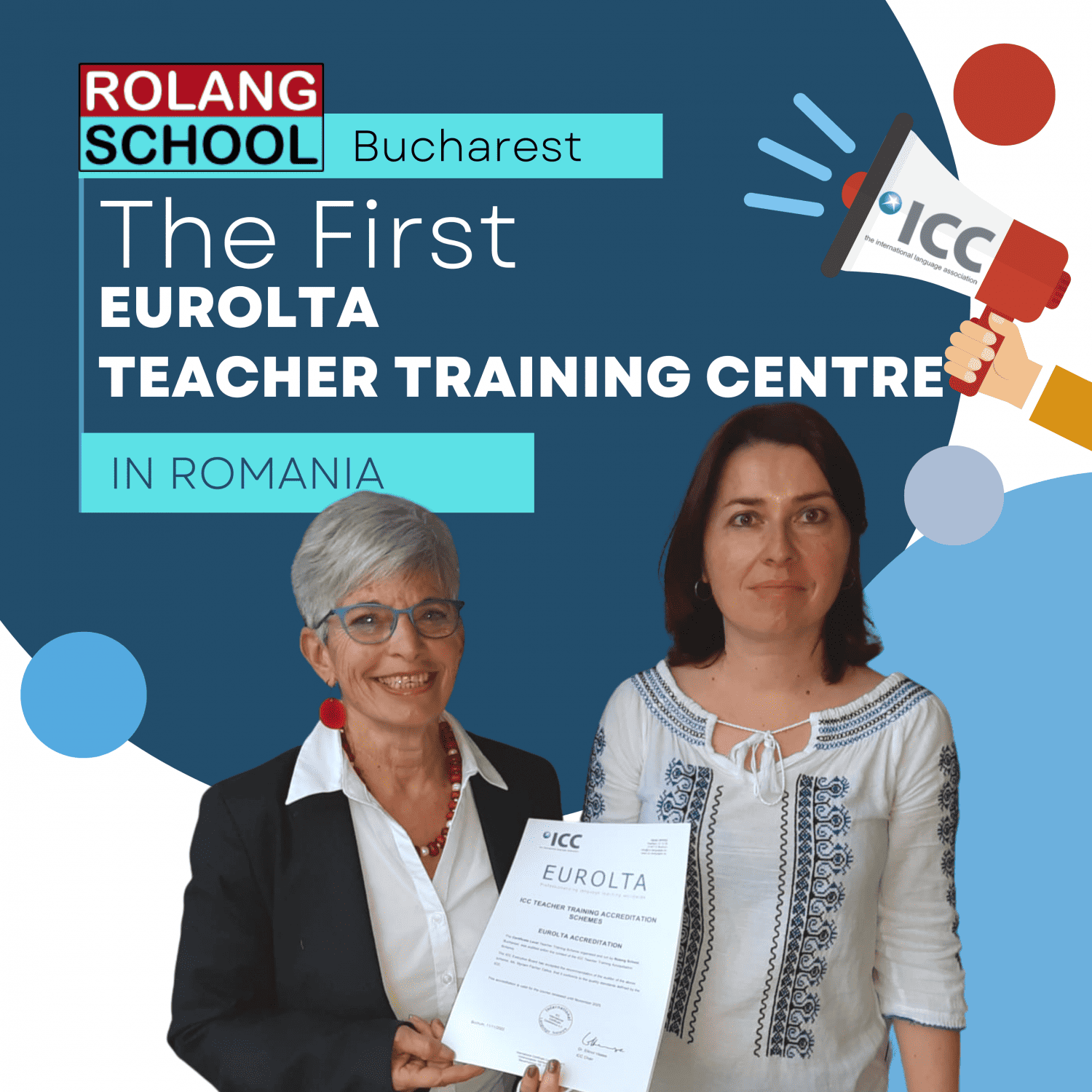 ROLANG School – The first EUROLTA Teacher Training Centre in Romania – ICC